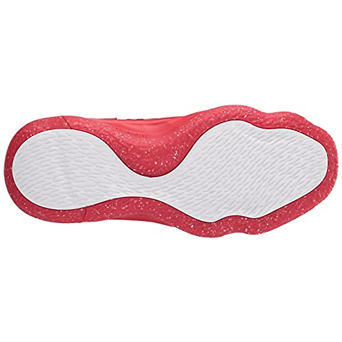 adidas Unisex Dame 7 Extply Basketball Shoe, Scarlet/White/Silver Metallic, 8 US Men