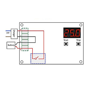 Comimark 1Pcs XH-M603 12-24V Charge Control Module Battery Protection Board