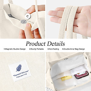 LHMTQVK Corduroy Tote Bags for Women, Large Capacity Corduroy Bag Reusable Grocery Shoulder Bag with Inner Pockets (Beige)