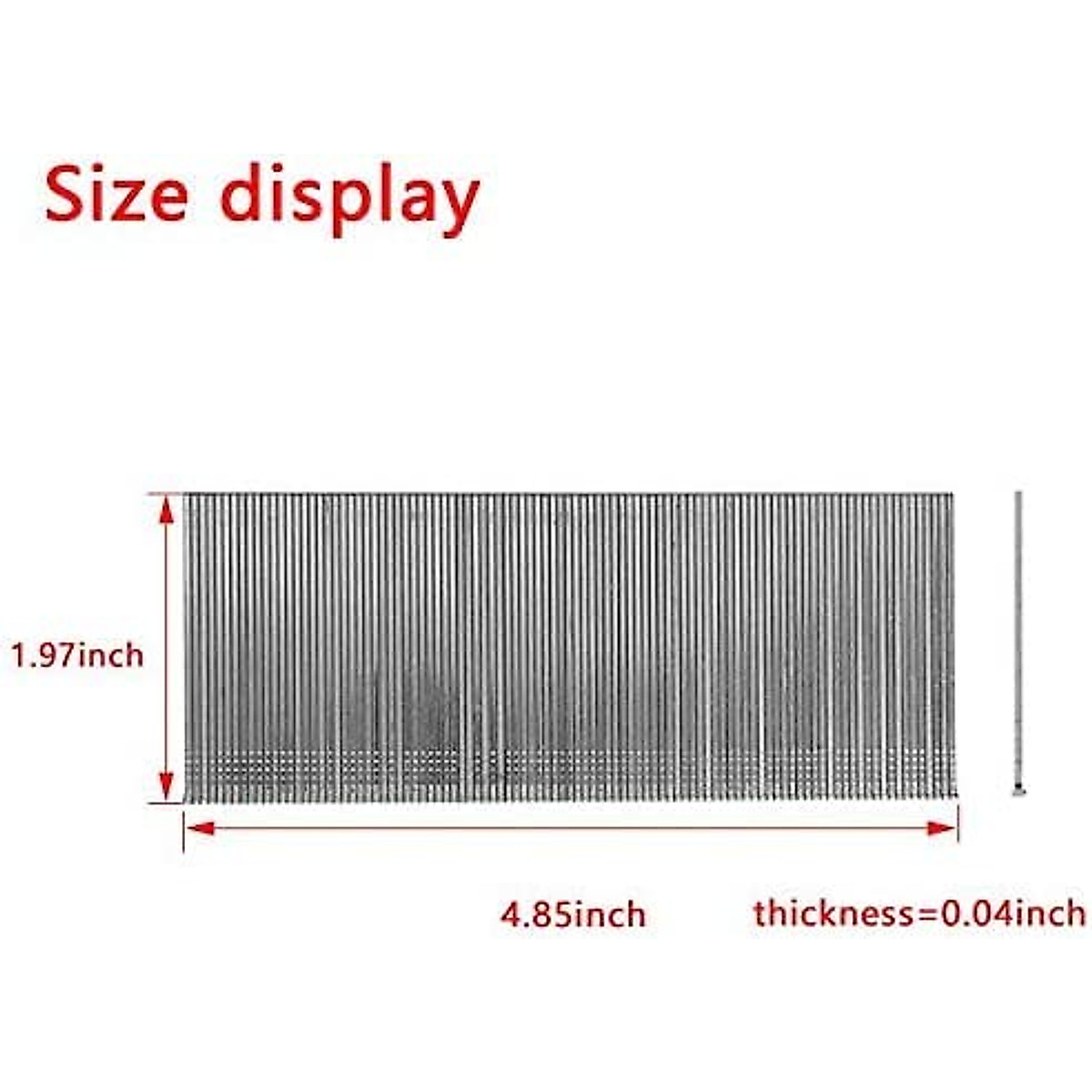 BHTOP F50 2" 18 Guage Galvanized brad Nails (1000-Pack)