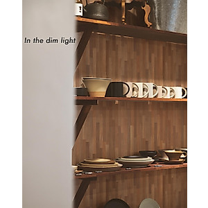 Wood Peel and Stick Wallpaper Wood Grain Contact Paper for Cabinet Wood Shiplap Wallpaper Wood Self Adhesive Removable Wallpaper Decorative Faux Wood Wallpaper Wood Panel Interior 15.7” ×393”