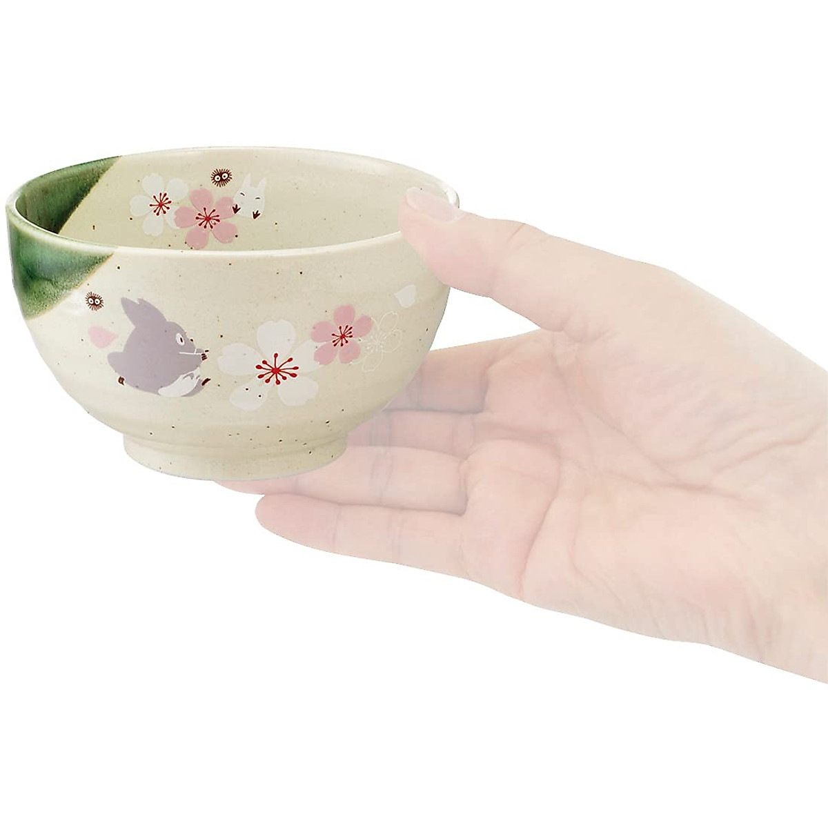 Studio Ghibli - My Neighbor Totoro - Sakura/Cherry Blossom, Skater Traditional Japanese Porcelain Dish Series - Small Rice Bowl