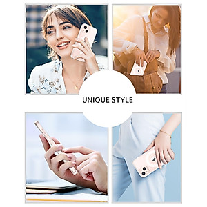 Telaso iPhone 13 Mini Case, iPhone 13 Mini Clear Glitter Case Compatible with Magsafe Wireless Charging Shockproof Anti-Scratch Hybrid Hard PC TPU Bumper Phone Case for iPhone 13 Mini 5.4", Clear