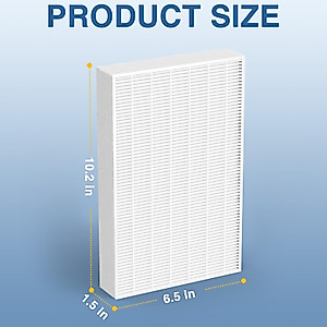 6-Pack HPA300 Replacement Filter R for Honeywell HPA300 Air Purifi-ers, Fits HPA300, HPA090, HPA100, HPA200 Series, and HPA5300, HRF-R1 HRF-R2 & HRF-R3