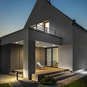 Feit Electric BR40 LED Light Bulbs, 65W Equivalent, Dimmable, E26 Medium Base, 850 Lumens, 2700K Soft White, 120V, 90 CRI, 22.8 Years Lifetime, Frosted Bulbs, Damp Rated, 12 Pack, BR40DM/927CA/2/6