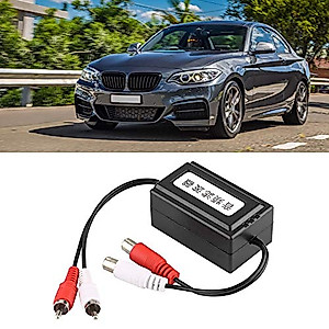Aramox Audio Radio Noise Filter Suppressor Stereo,Car Stereo Audio Filter Isolation Automotive Amplifier Noise Suppressor
