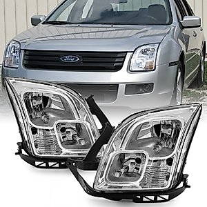 ACANII - For 2006 2007 2008 2009 Ford Fusion Headlights [Factory Style] Headlamps Replacement Driver + Passenger Side