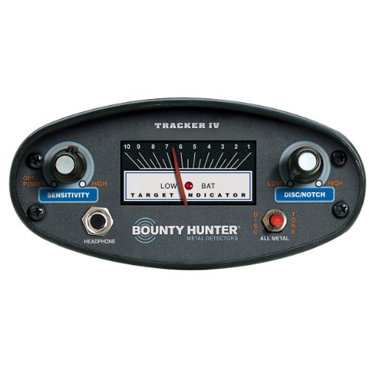 Bounty Hunter TK4GWP1 Tracker IV Metal Detector in Black