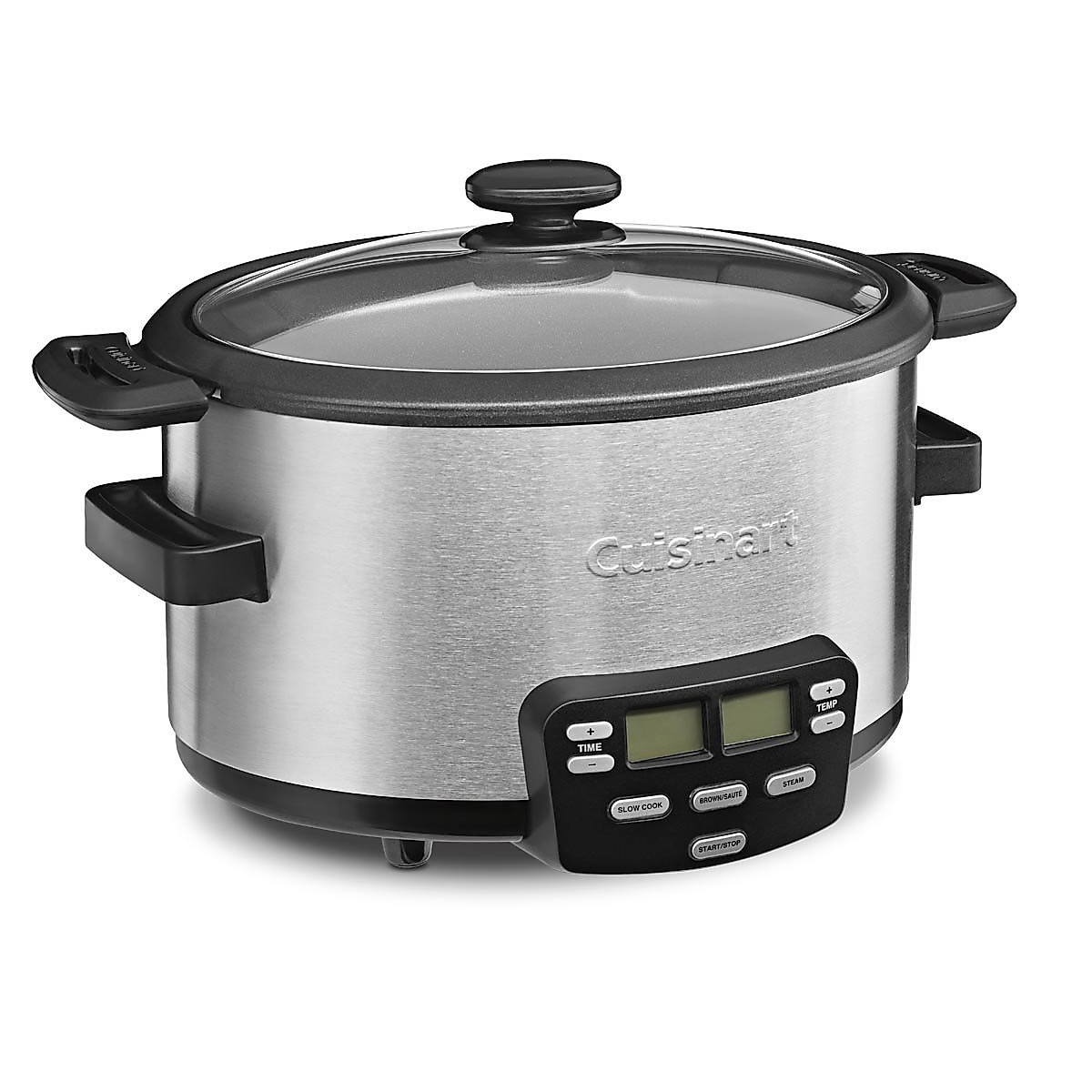 Cuisinart MSC-400 3-In-1 Cook Central 4-Quart Multi-Cooker: Slow Cooker, Brown/Saute, Steamer (Renewed)