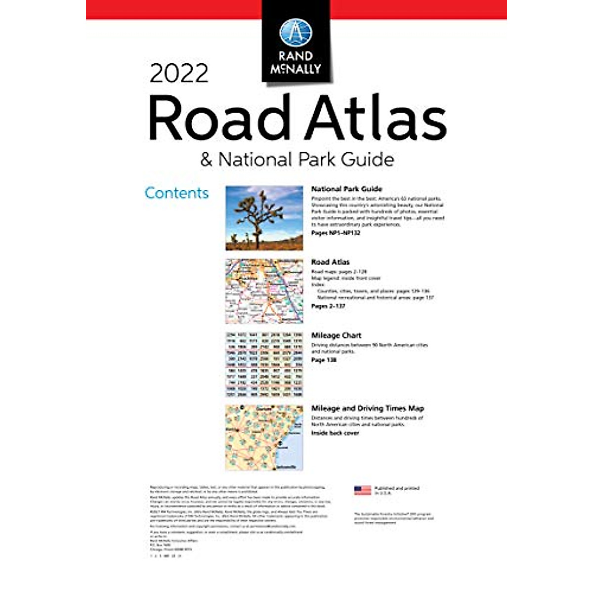 Rand McNally 2022 Road Atlas & National Park Guide (Rand McNally National Park Road Atlas and Travel Guide)