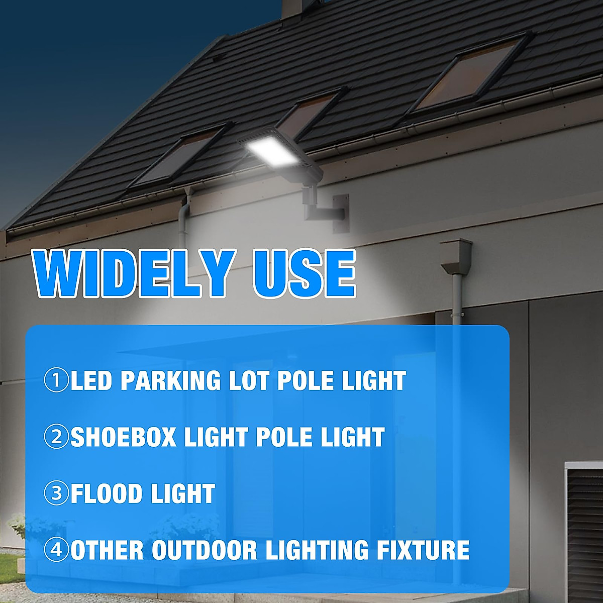 G GJIA 90 Degree Wall Mount Bracket Accessories, Tenon Adapter for 2 3/8 inch Slip Fit Lights, L Shape Wall Mounted Adapter for Outdoor LED Parking Lot Lights Street Lights (2 Pack)