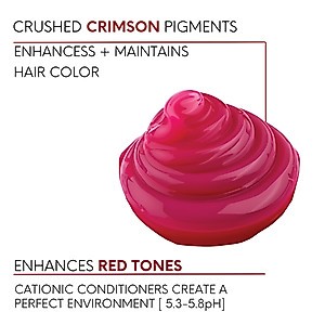 Watercolors Semi Permanent Color Depositing Shampoo. Sulfate & Paraben Free to Maintain & Enhance Hair Color 8 fl oz - CRIMSON SPLASH (2 Count)