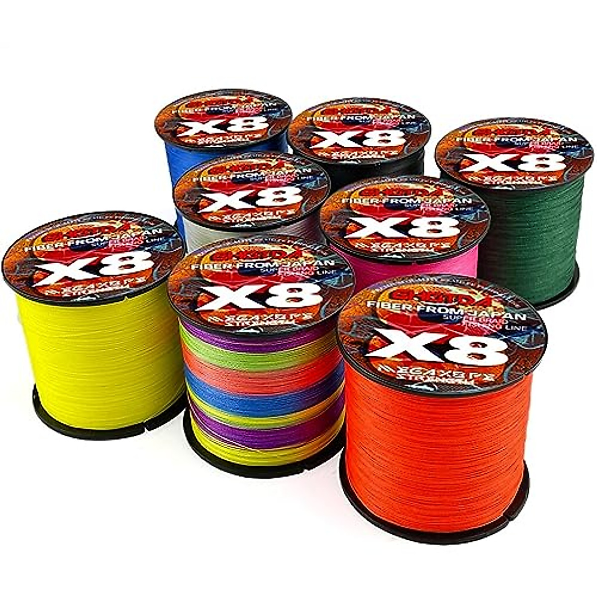 X8 Pro Super Smooth Wear-Resistant Lure Sea Fishing Boat Fishing PE Line Carp Squid Fishing Accessories