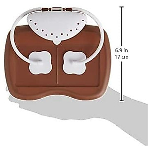 Smores maker – Easy to Use Campfire Style Indoor S’mores Maker for Microwave – Mess-Free Dessert Machine – In-Built Water Reservoir – Sturdy Handles – Versatile