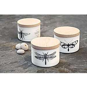 Skeem Design Sea Salt Citronella Triple Wick Candle Outdoor Candle - Soy Wax - Made in USA - 80 Hour Burn Time