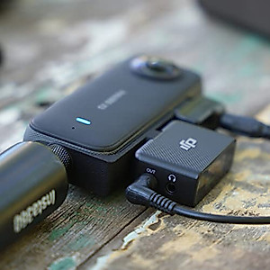 Xmount360 Mount Compatible with DJI Mic 1 and Insta360 X3 | Includes Mount and 3.5mm Stereo Audio Cable