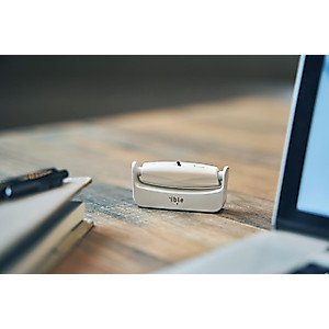 Airvida M1 Ionic Wearable Air Purifier (White) – Up to 99% Pollutant Removal Rate, Stylish & Lightweight with 3 Modes, Titanium Necklace & Clip, Silent Operation, 20g