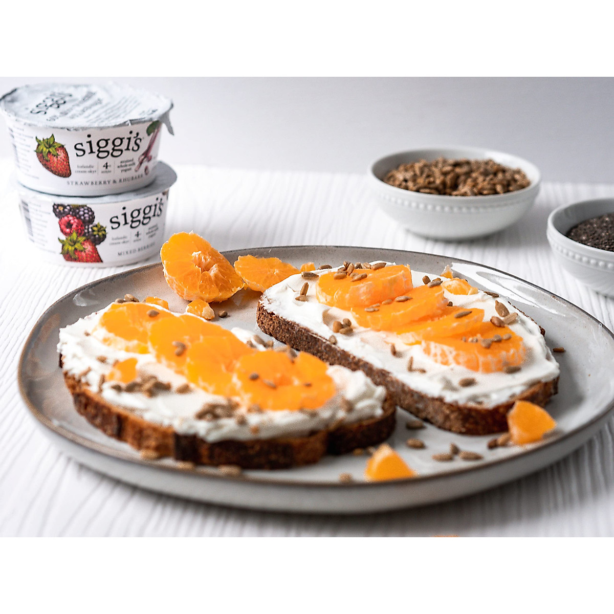 siggi's® Icelandic Strained Whole Milk Yogurt, Mixed Berry, 4.4 oz. Single Serve Cup – Thick, Protein-Rich Yogurt Snack