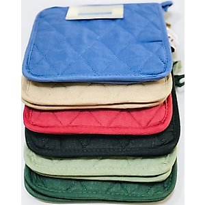 Cotton Pot Holders for Home Store, Set of 2 Total 10 Count. (Mix Random)