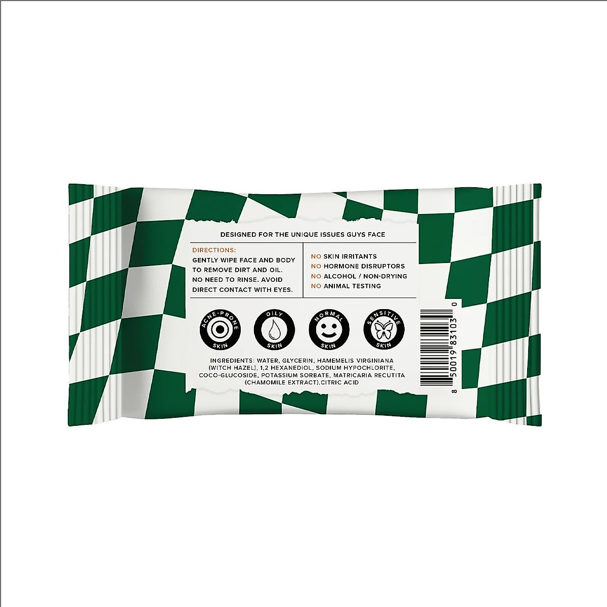 Stryke Club Teen Acne-Fighting Face & Body Wipes | 30 Count (Pack of 2) | Dermatologist Formulated Treatment for Breakouts | Biodegratable