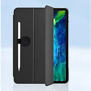 Mini Skater Round Pen Loop Holder for Notebooks Elastic Self Adhesive Leather Stylus Pencil Elastic Loops Holders Attached to Tablet Case Calendars Journals Planners Clipboard, Pack of 5 (Black)