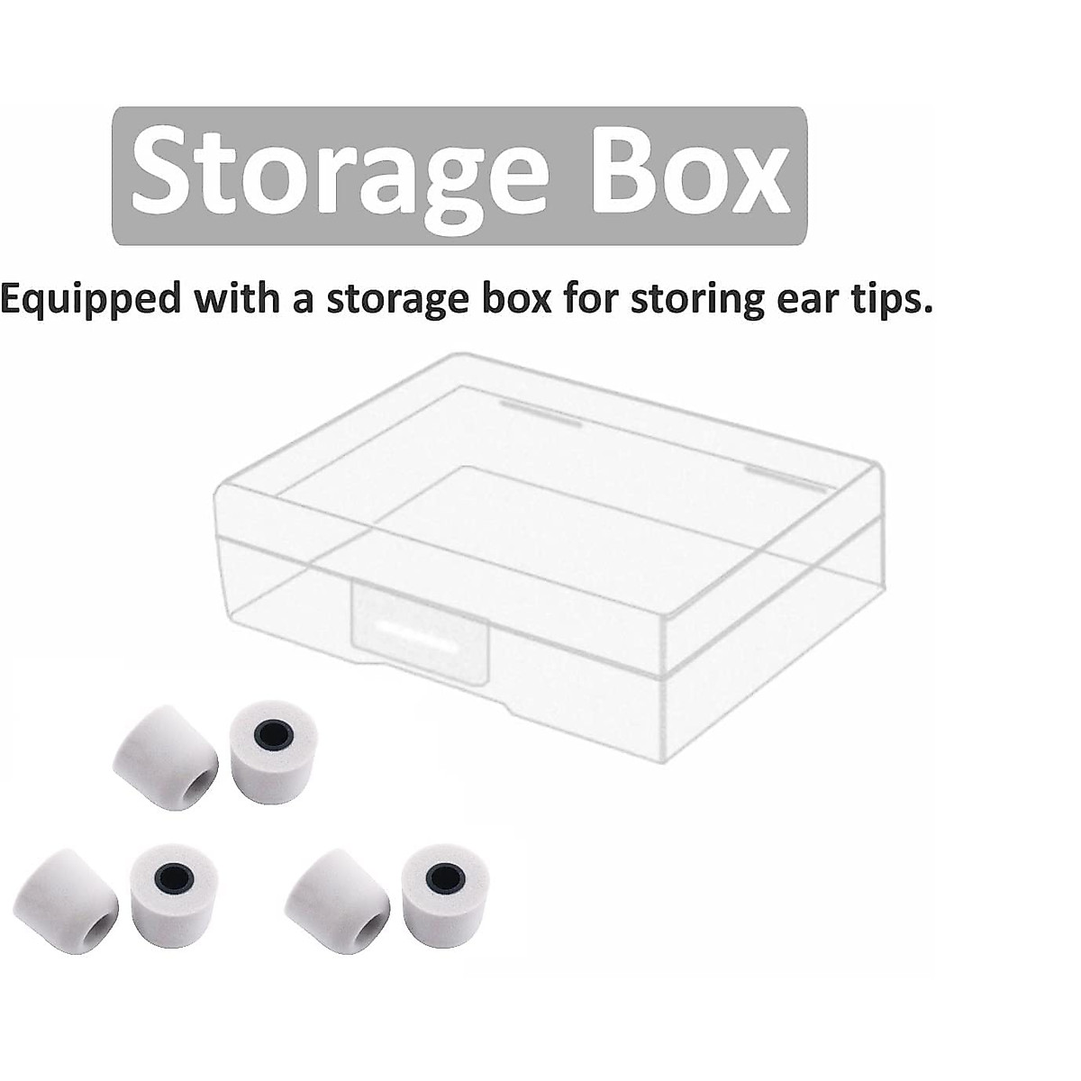 JNSA Foam Tips Replacement for Sony WF-1000XM4 Sliver,WF-1000XM5, WF-XB700, Ultimate Comfort Noise Canceling Memory Foam Eartips Foam Ear Tips,Small Size 3 Pairs, Silver S Size (FoamXM4S3PS)