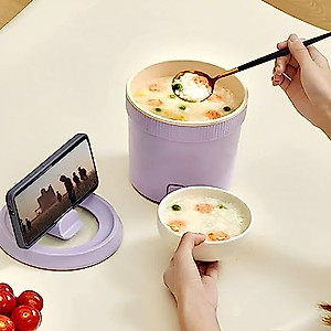 Smart Mini Electric Rice Cooker, 1L Portable Rice Cooker, Smart Control Multifunction Cooker, Travel Rice Cooker Small for 2-3 People, Food Steamer, Personal Multi-cooker Brown Rice, White Rice, Soup