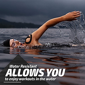 Physix Gear Kinesiology Tape Pro - Waterproof Physio Sports Tape for Pain & Injuries, Pregnancy, Muscle, Knee, Joint Support, Swelling, Strain Relief, Enhanced Blood Circulation (Black, 1 Roll)