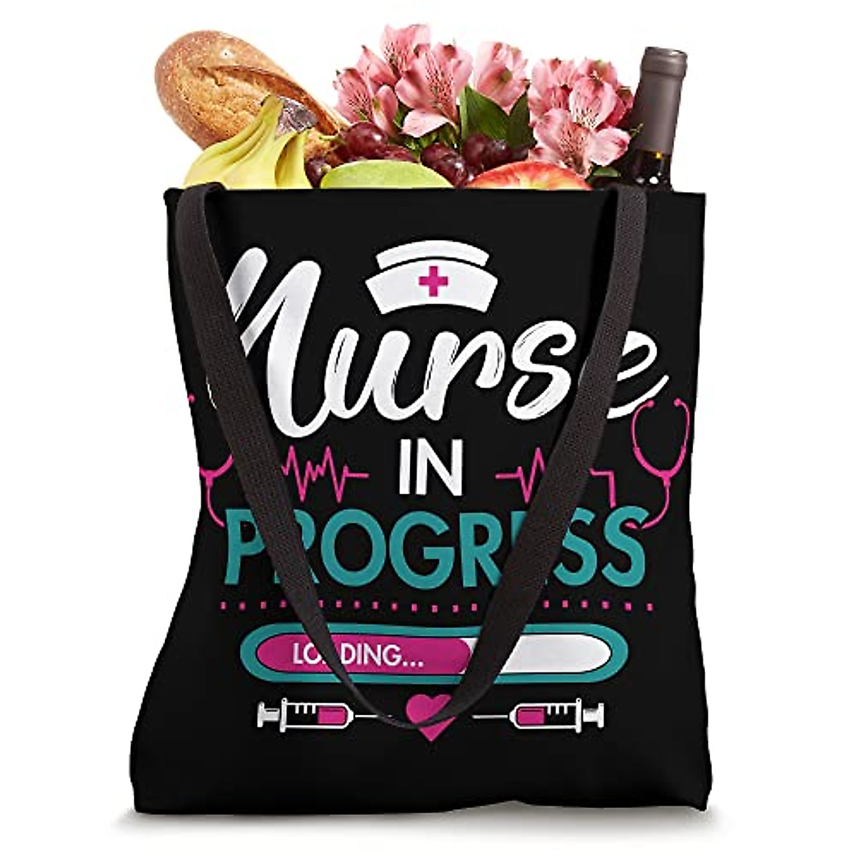 Nurse In Progress Funny Nursing Student Future Nurse Tote Bag