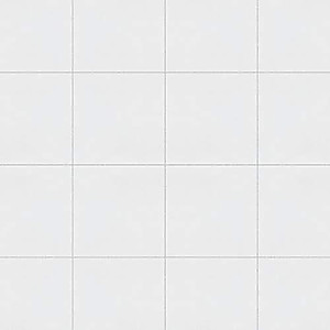 Merola Tile FRC8TWEW Twenties White 7.75" x 7.75" Ceramic Floor and Wall Tile, 25