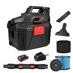 Shop-Vac 20V Cordless Wet/Dry Vacuum, 3-in-1 Portable Shop Vacuum Cleaner, Detachable Blower, Battery and Charger Included, Ideal for Jobsite, Garage, Car & Workshop