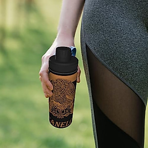 Eevikion Canelo of Alvarez Stainless Steel Insulated Tumbler Sports Water Bottle Hot and Cold Travel Cup 18oz