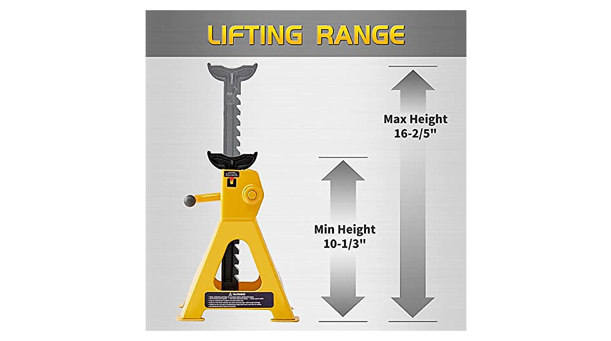 TONDA 2 Ton Heavy Duty Jack Stands for Cars & SUVs