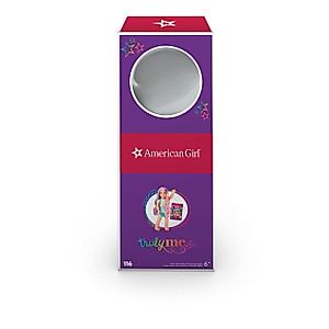 American Girl Truly Me 18-inch Doll #116 with Blue Eyes, Purple-and-Pink Hair, Light Skin, Tie Dye T-shirt Dress, For Ages 6+