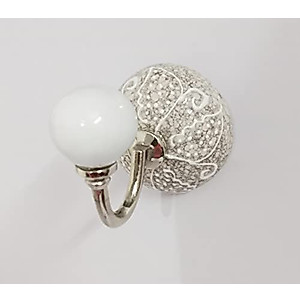 PARIJAT HANDICRAFT Hand Painted Multi Colored Ceramic Wall Hook Hanger Key Holder hat Clothes hangings Bathroom Hardware (Cloth-hanger-012)