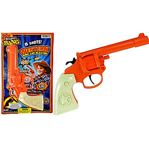 JA-RU Cap Gun Western Wild West Super Bang (1 Unit) Action Bang Party Favors Supplies for Kids.913-1A