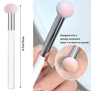 2 Pack Makeup Palette and Spatula Set，Professional Stainless Steel Cosmetic Mirror Lady Mixing Palette Tool With 6 Pcs Sponge Eyeshadow Makeup Applicator With Handle + 2 Shapes Silicone Lip Mask Makeu