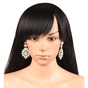 Touchstone Indian Bollywood Handcrafted Pretty Paisley Inspired Embellished With White Rhinestone Ravishing Designer Jewelry Chandelier Earrings In Silver Tone For Women.