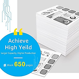 Palmtree Remanufactured Ink Cartridge Replacement for HP 61XL 61 XL for HP Envy 4500 5535 5530 5534 Officejet 4635 2620 4630 Deskjet 1010 1000 2540 1055 1510 1512 2510 2512 3050A Printer Ink (2 Black)