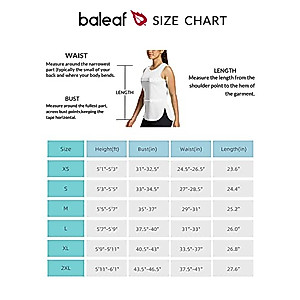 BALEAF Women's Workout Tank Tops Sleeveless Athletic Tennis Exercise Running Shirts with Side Slit White M