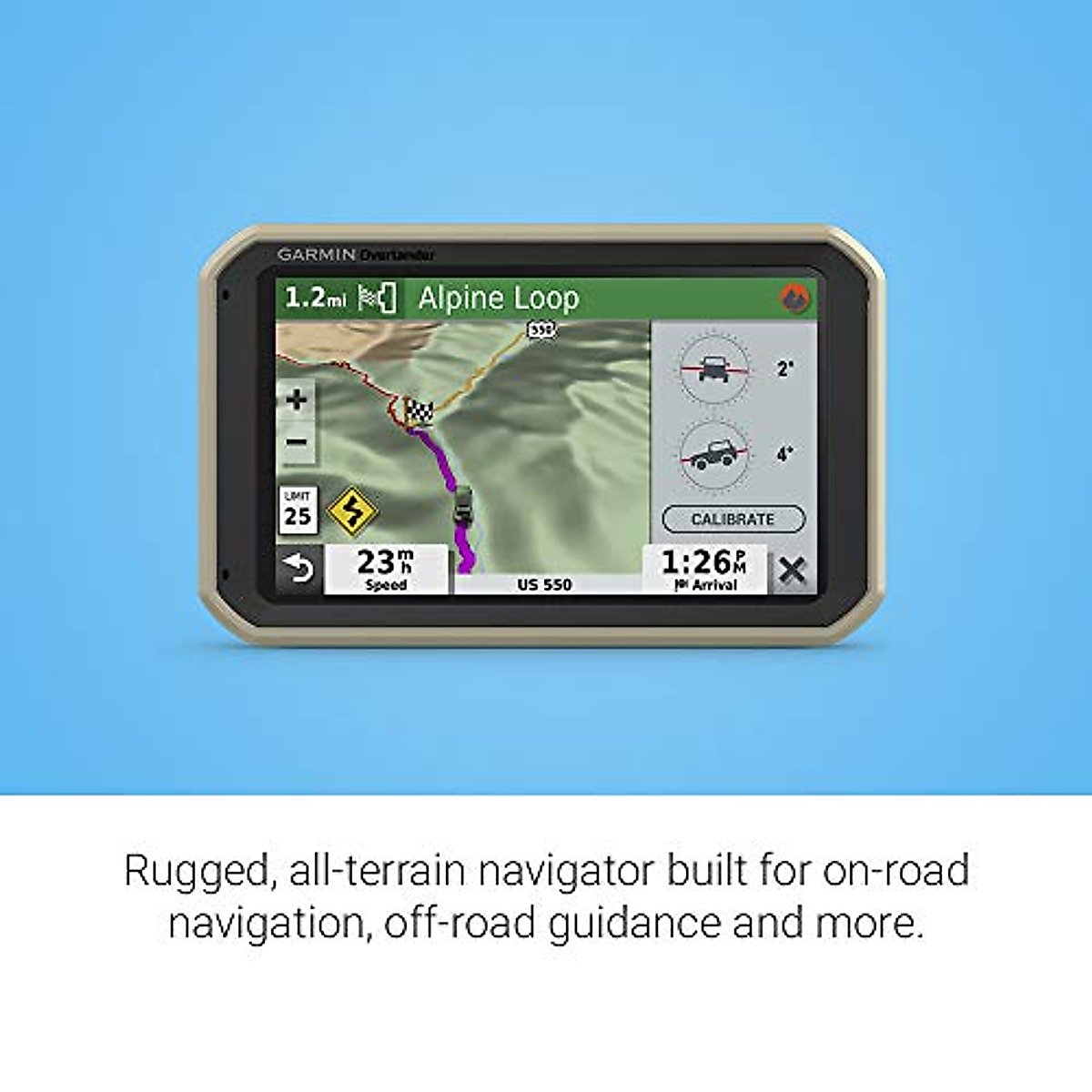 Garmin Overlander, Rugged Multipurpose Navigator for Off-Grid Guidance