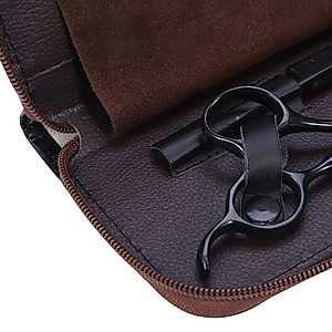 East buy - Shears Bag - Barber Shears Case Fashion Hairdressing Scissor Storage Case Long Salon Barber Shears Combs Bag Haircut Tool (Case Only)