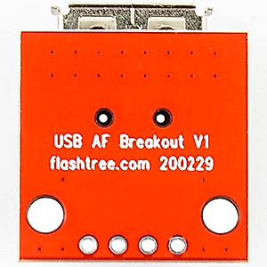 jujinglobal 10pcs USB a Male or Female Breakout Board 4 pins 2.54mm Output with 2 Types Male pins 90 and 180 Degree… (A Female Breakout (10pcs))