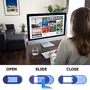 SOLUSTRE Lap Desk Lap Desk Laptop Computer 3pcs Web Camera Camera Cover for Tablet Webcam Cover Slide Camera Cover Slide Blocker Cover Webcam Cover Lap Desk Laptop Computer Laptop Computer