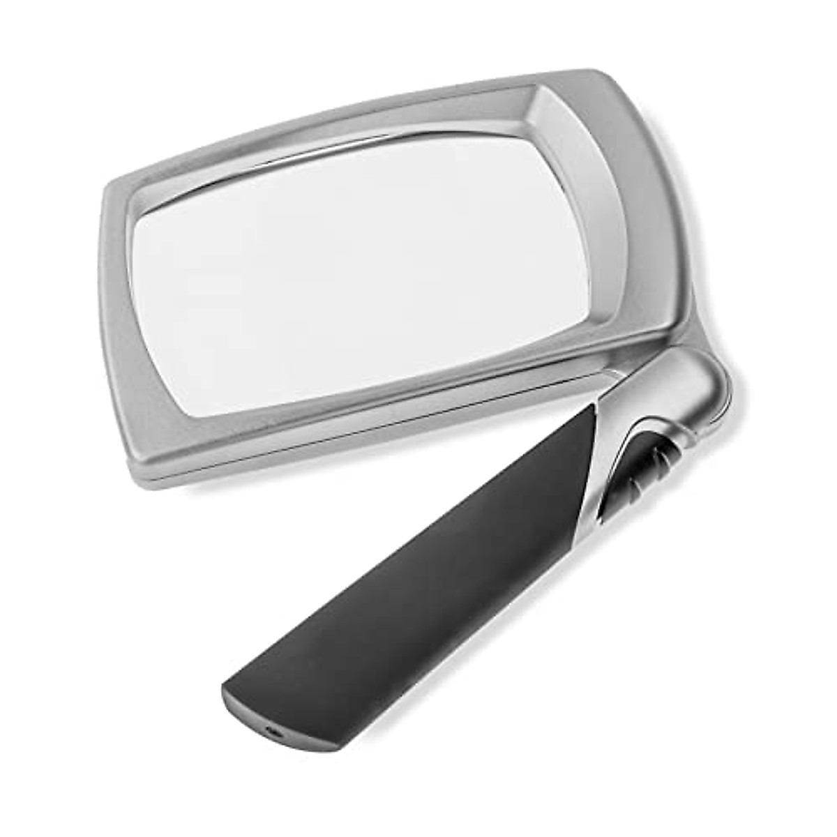 Carson LED Lighted 2.5X Power Rectangular Magnifier with Folding Collapsible Handle (MJ-30)