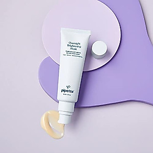 Pipette Day to Night Kit (SPF 50 mineral sunscreen + Overnight Brightening Mask) Duo for Radiant, Protected Skin