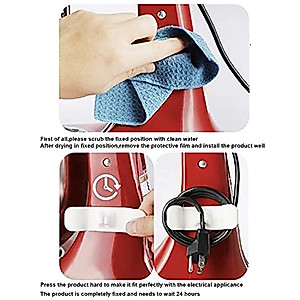 Cord Organizer for Kitchen Appliances 6 Pack Adhesive Cord Winder Wrapper Holder Cable Organizer for Small Home Appliances on Mixer,Blender,Coffee Maker