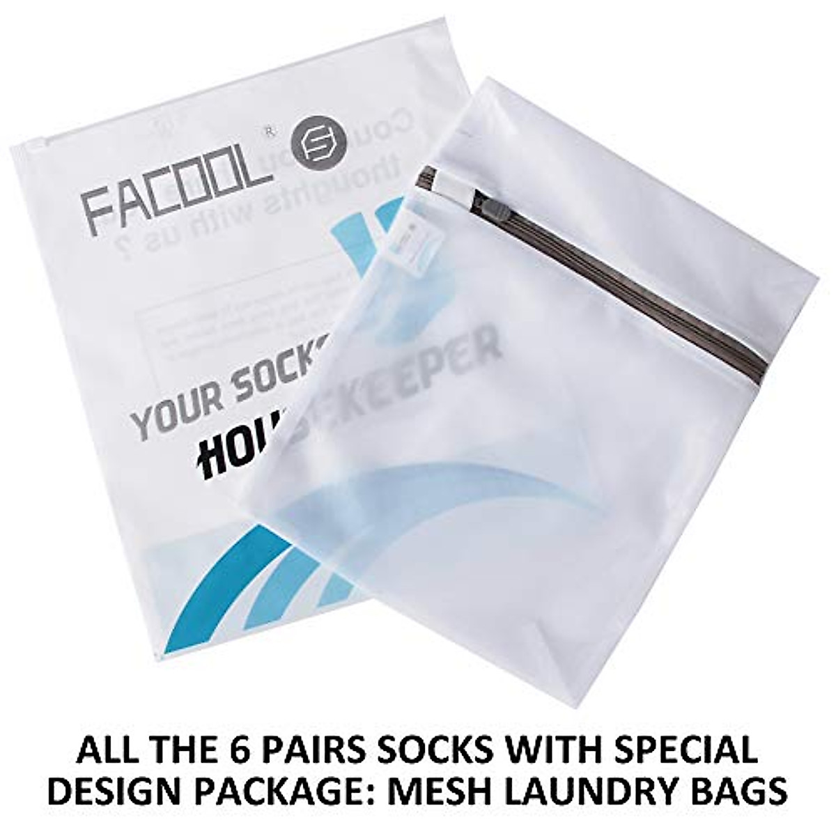 Facool Womens Diabetic Socks, Warm Cushion Cotton Crew Non Binding Loose Top Circulatory Viasox Diabetes Seamless Toe Moisture Wicking Wellness Socks, 6 Pairs Beige Medium