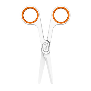 Slice 10544 Ceramic Scissors, Never Rusts, Finger Friendly, Food Grade, BPA,1 Pack, Rounded Tip