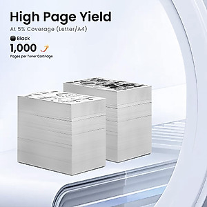 GREENBOX Compatible Toner Cartridge Replacement for HP CF248A 48A for HP Laserjet Pro M15w M15a M16a M16w HP Laserjet MFP M28w M28a M29a MFP M29w 248A Printer Toner (Black 2 Pack)